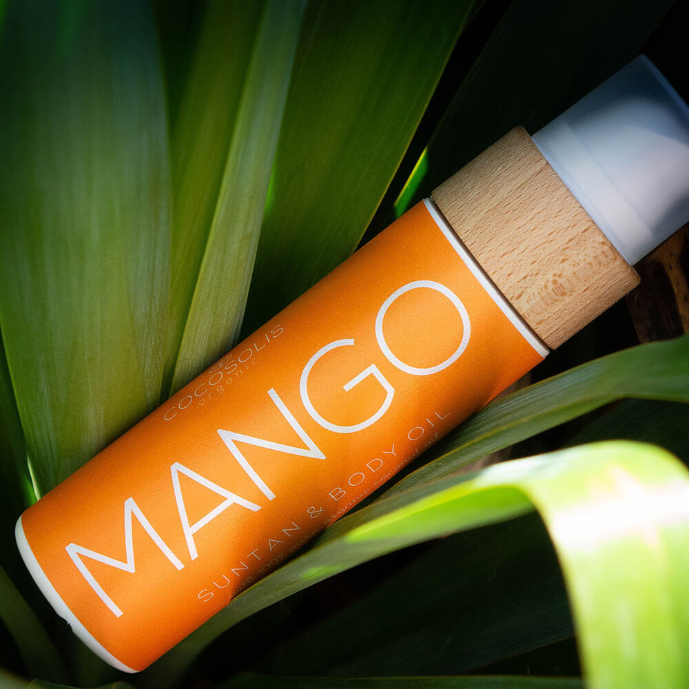 MANGO Suntan & Body Oil | Organic oil for quick deep tan, hydrated and ...